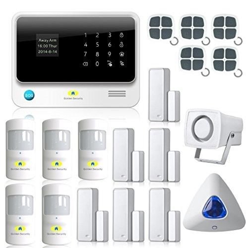Golden Security Touch Screen Keypad LCD Display Wifi Home Security ...