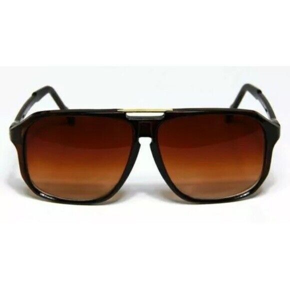 Retro Square Sunglasses Brown Vintage Hip Hop New