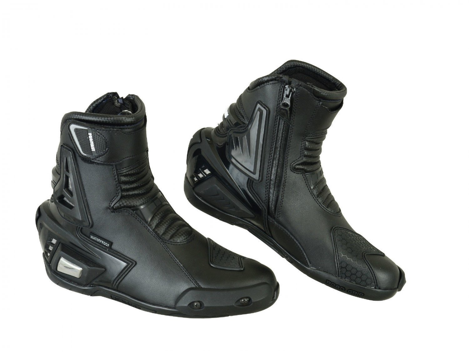 ProFirst Motorbike Motorcycle Real Leather Waterproof Protection Boots ...