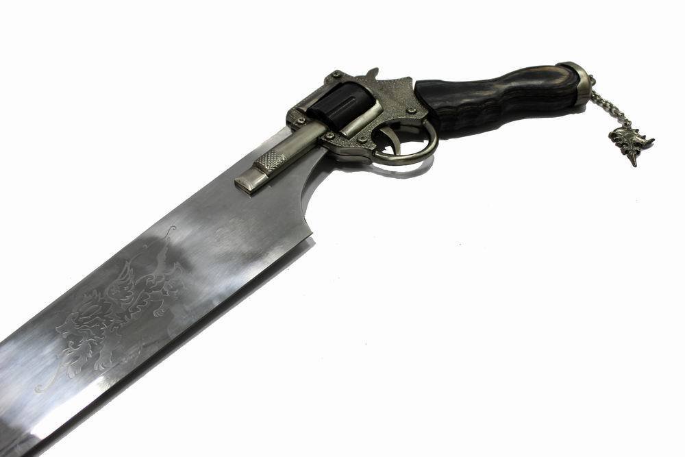 Functional Squall Gunblade Revolver Sword
