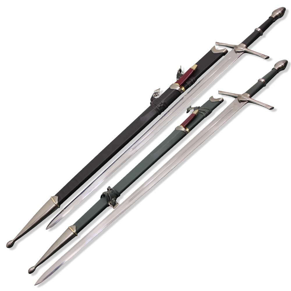 Aragorn Strider Ranger replica Sword with knife green color and in ...