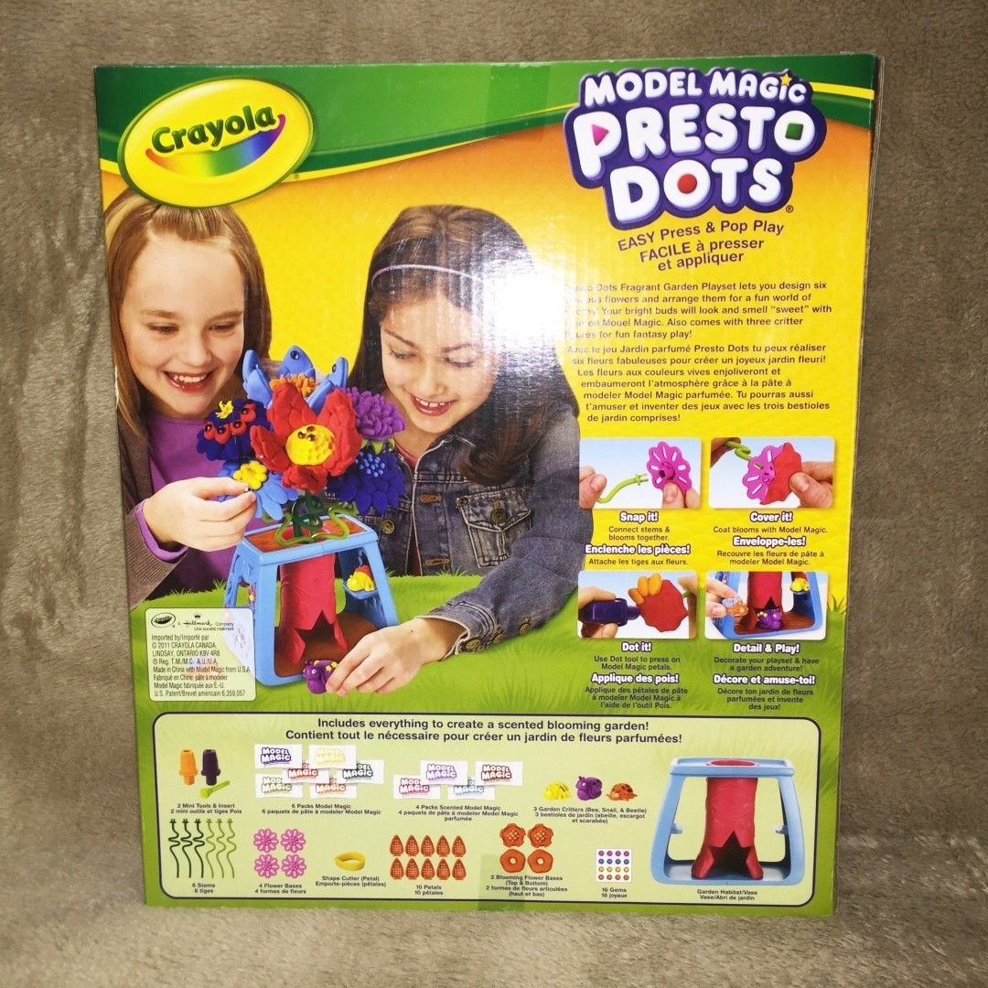* NEW * Crayola Model Magic Presto Dots Fragrant Garden Playset (#clarkstc)