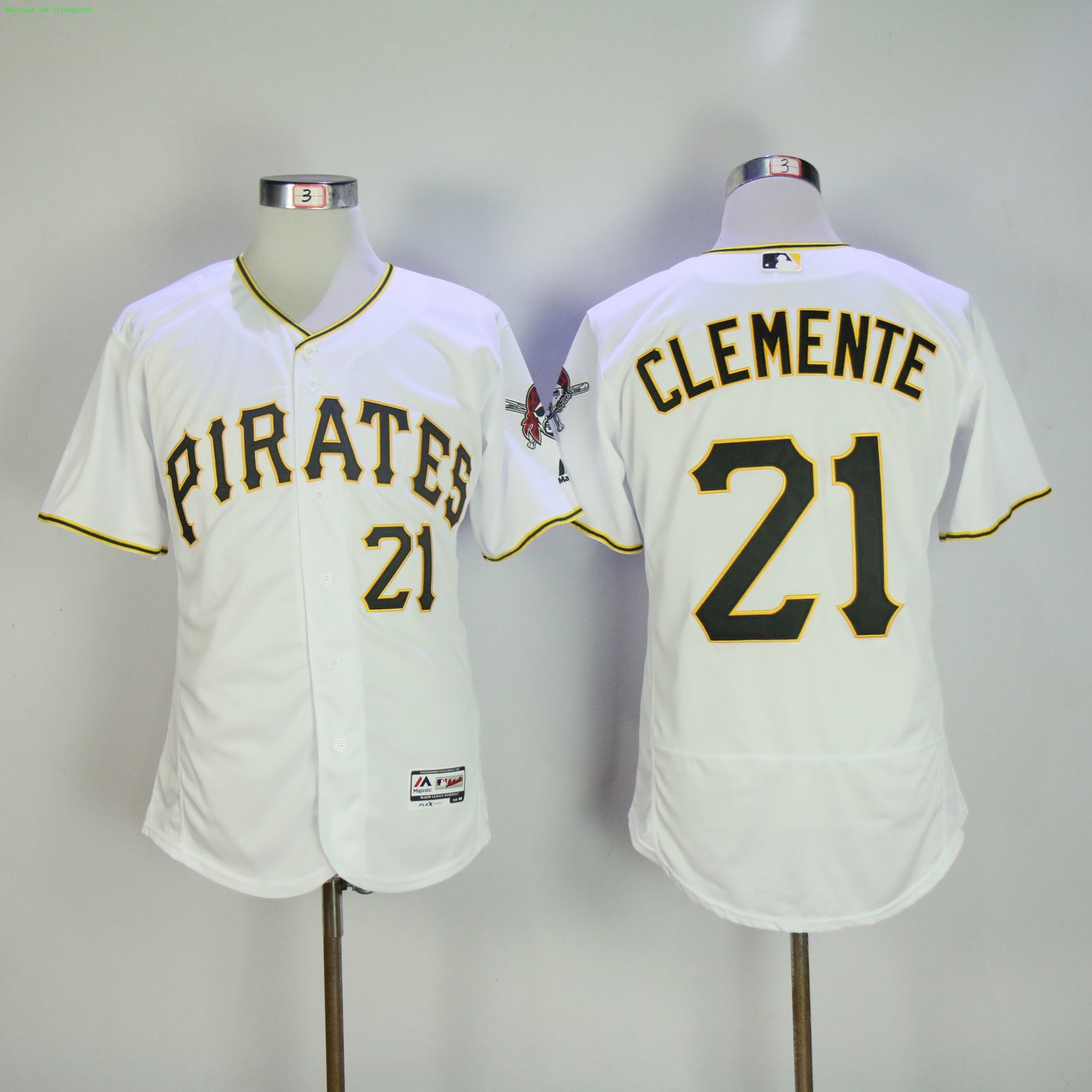 21 Roberto Clemente Stitched Jersey For Men Size S to 3 XL White 1