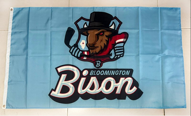 Bloomington Bison ECBB001 flag banner 3*5ft