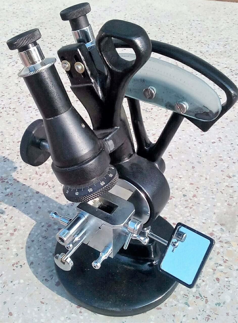 Abbe Refractometer Range 1.3 to 1.7 with 0-50 degree Thermometer Wooden ...