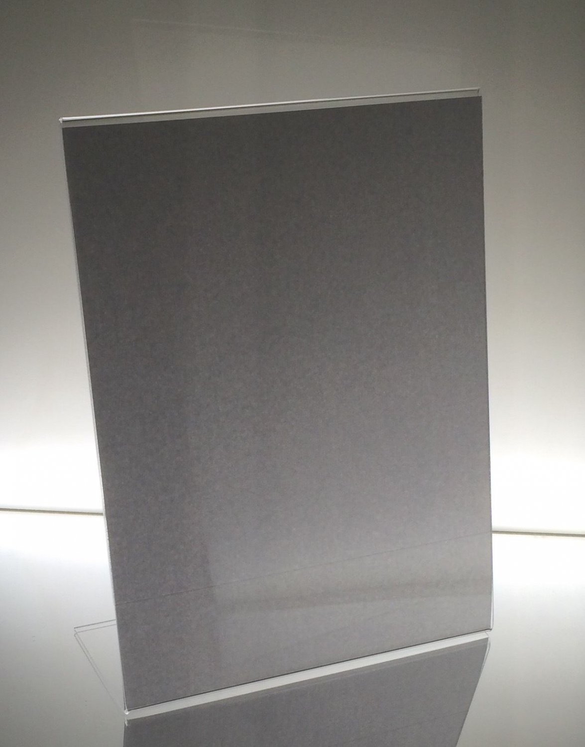 Dazzling Displays 50 Acrylic 5" x 7" Slanted Picture Frame Holders