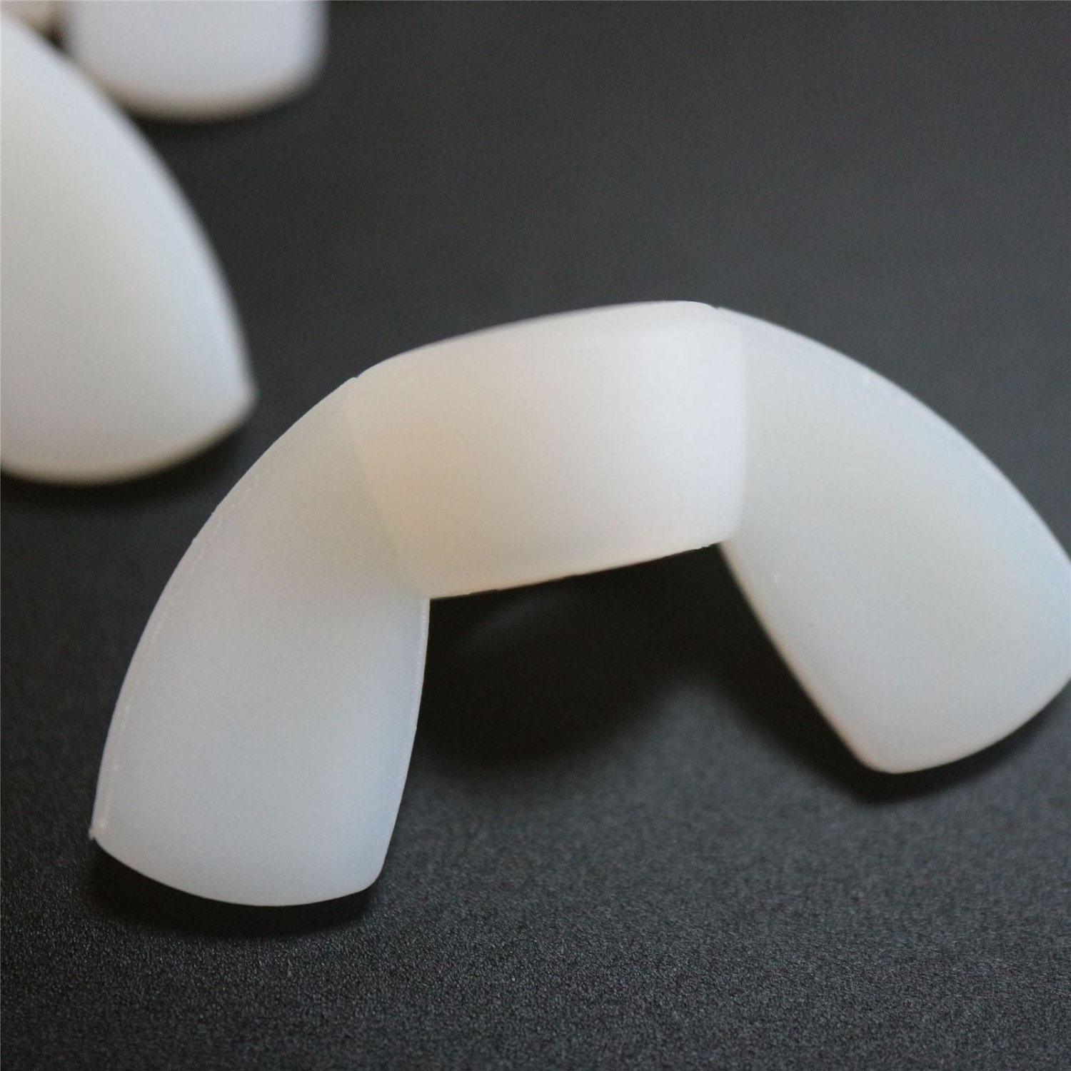 50 x Nylon M8 Butterfly Nuts, Acrylic Plastic Wingnuts