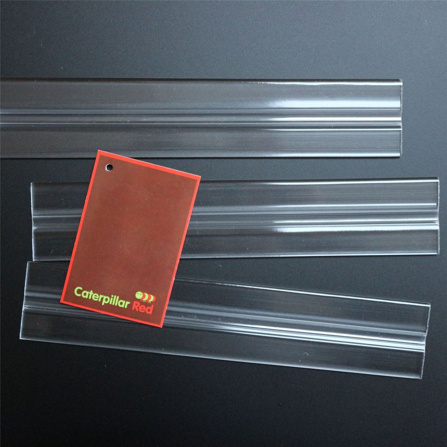 3 x 200mm low profile flex hinges, flexible living hinges,plexiglass ...