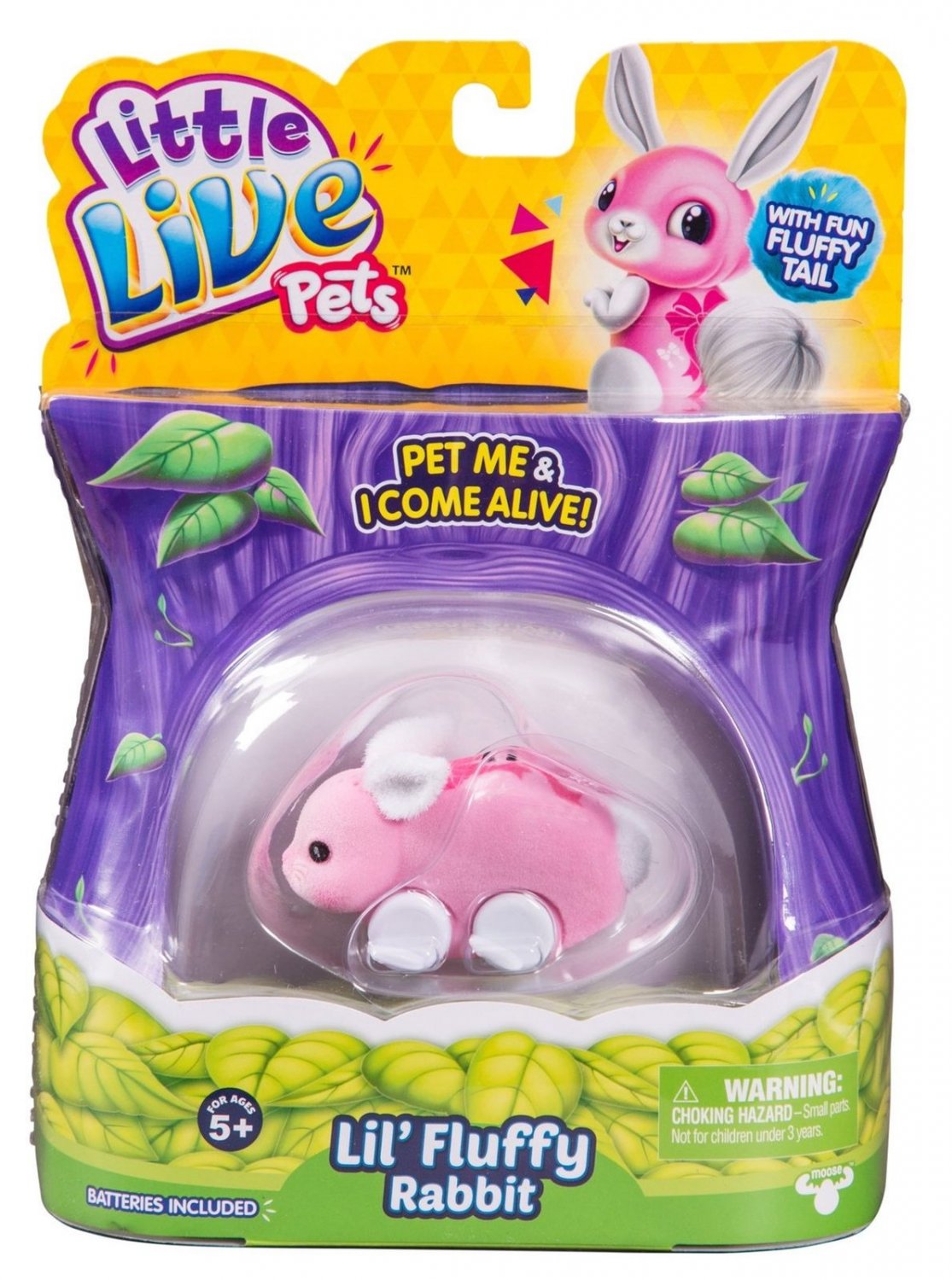 Little Live Pets S1 Lil' Fluffy Friends Single Pack - Bow Bunny