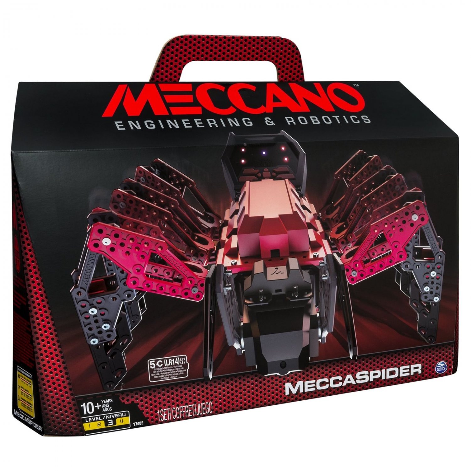 Meccano-Erector – MeccaSpider Robot Kit for Kids to Build, STEM Toy ...