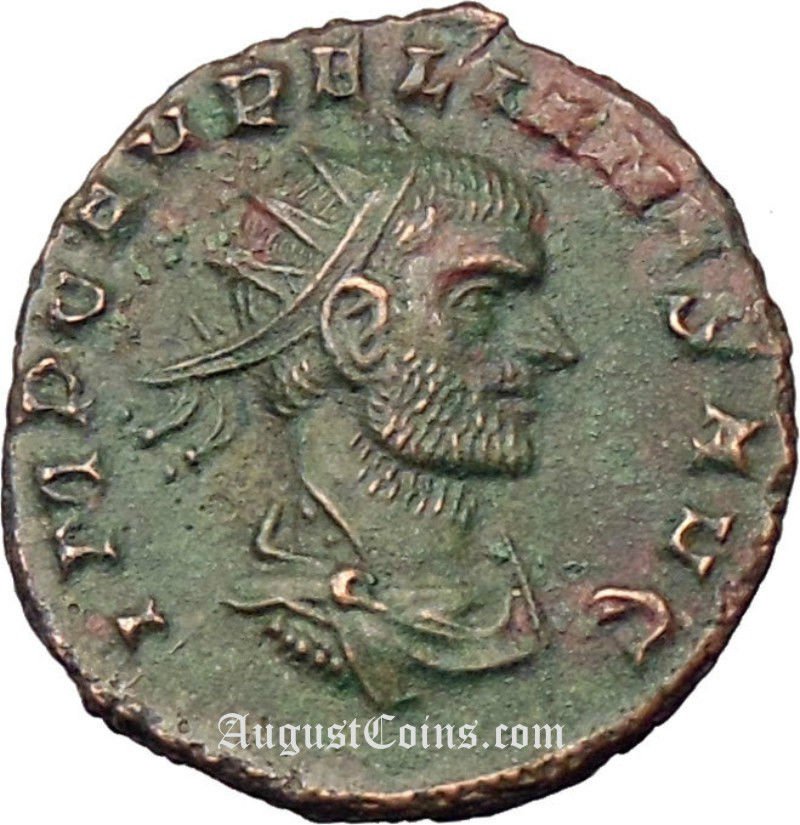 NG Authentic Ancient Roman Coin of AURELIAN 270AD CONCORDIA Harmony i1399