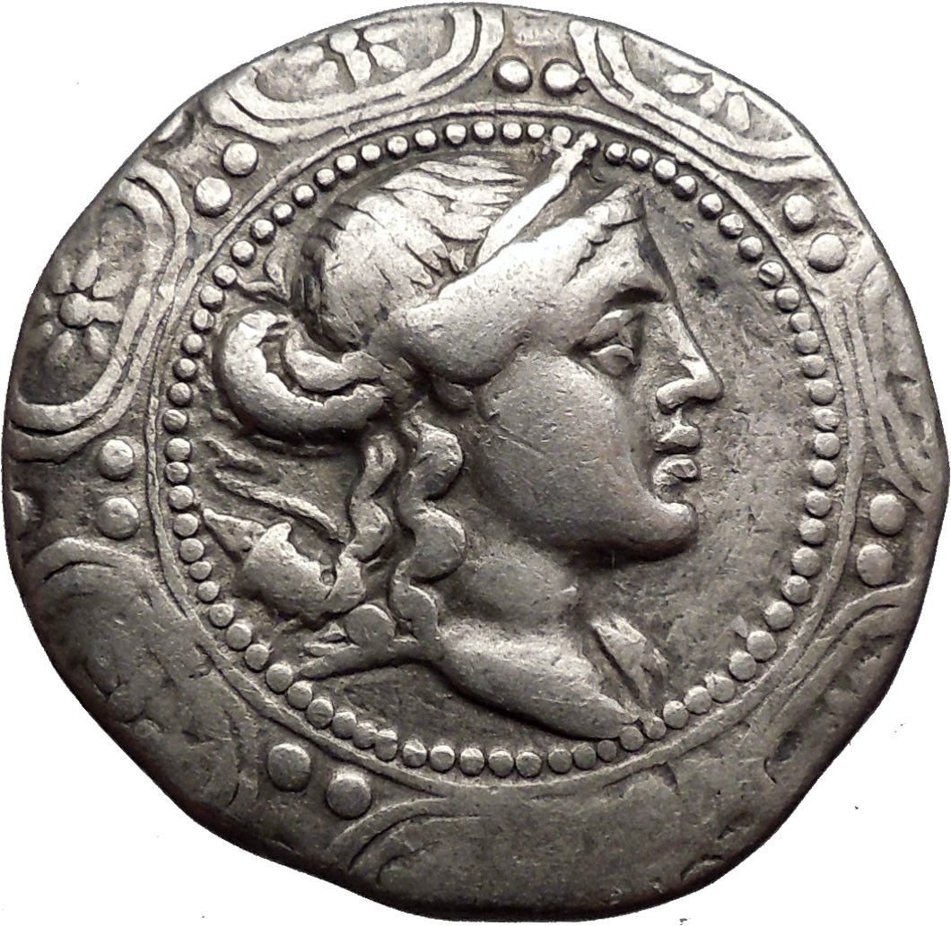 AMPHIOPOLIS, MACEDONIA, 158 BC, Silver Tetradrachm, Artemis Tauropolos ...
