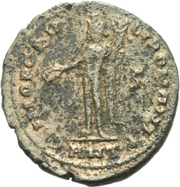 NG Ancient Roman Coin DIOCLETIAN FOLLIS GENIUS ANTIOCH CORNUCOPIA RARE