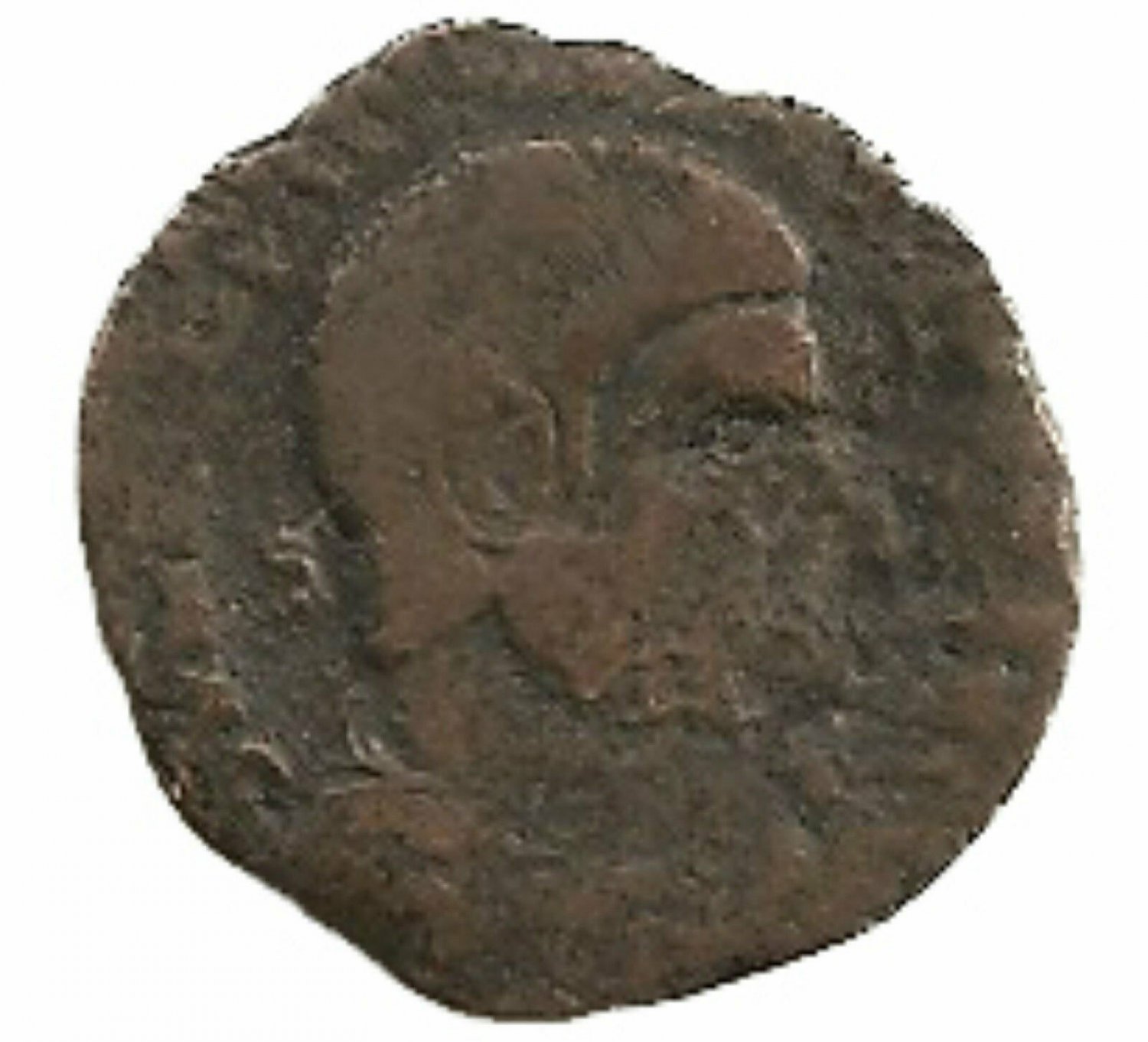 Vintage Ancient Roman Bronze Centenionalis Barbarian Coin Emperor ...