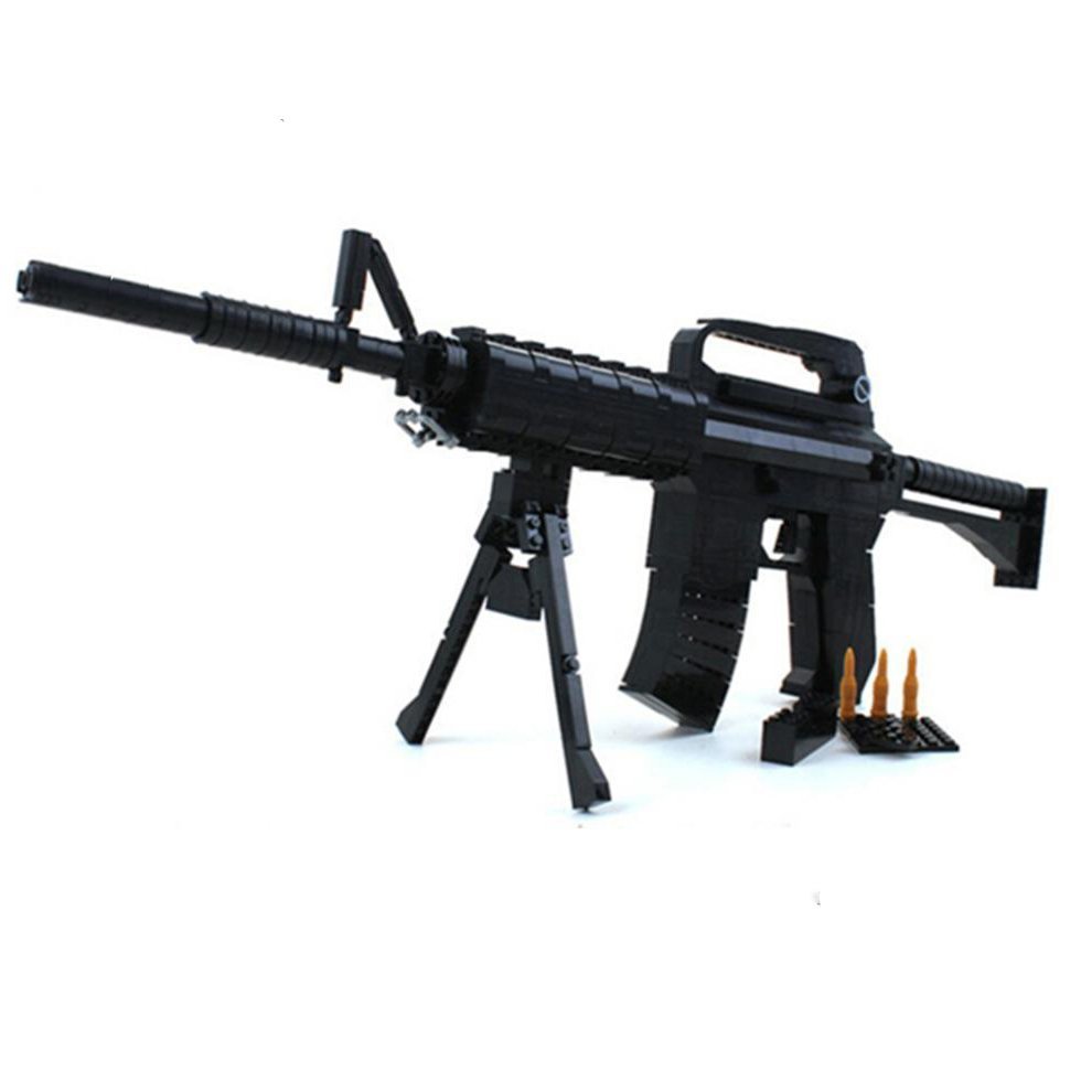 SWAT Submachine M16 Rifle Gun Assault Lego Weapon Toy