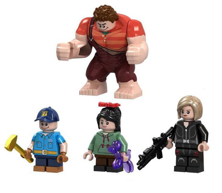 Wreck-It Ralph Fix-it Felix Minifigures Lego Compatible Wreck-It Ralph set