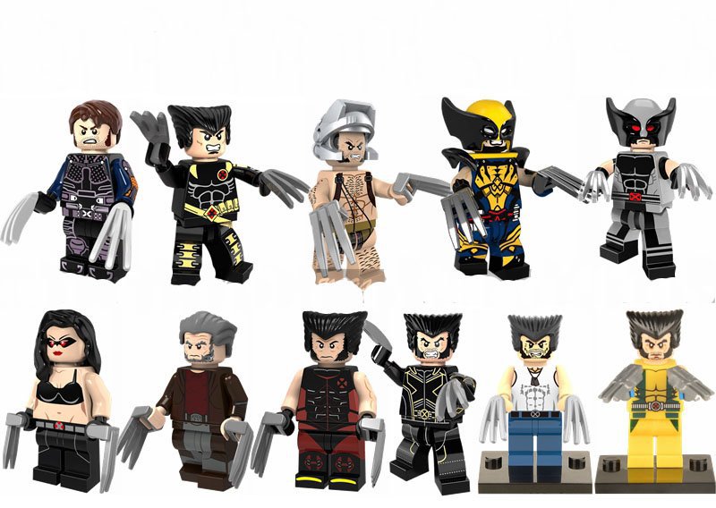 Wolverine Minifigures Lego Compatible Wolverine movie set