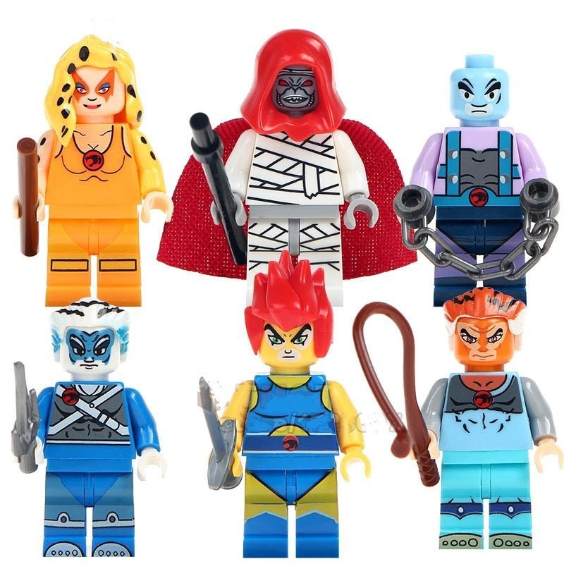 Thundercats Series Minifigures WilyKat Lynx-O Snarf Lego Compatible ...