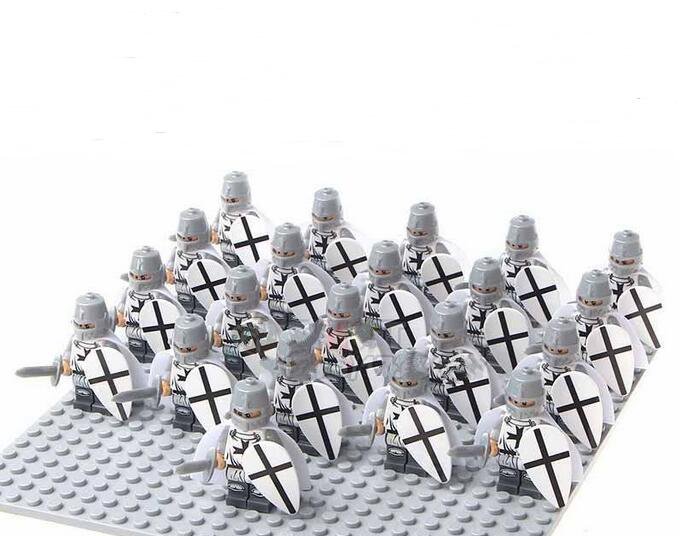 Medieval Crusader Army Minifigures Lego Compatible The Crusaders soldier