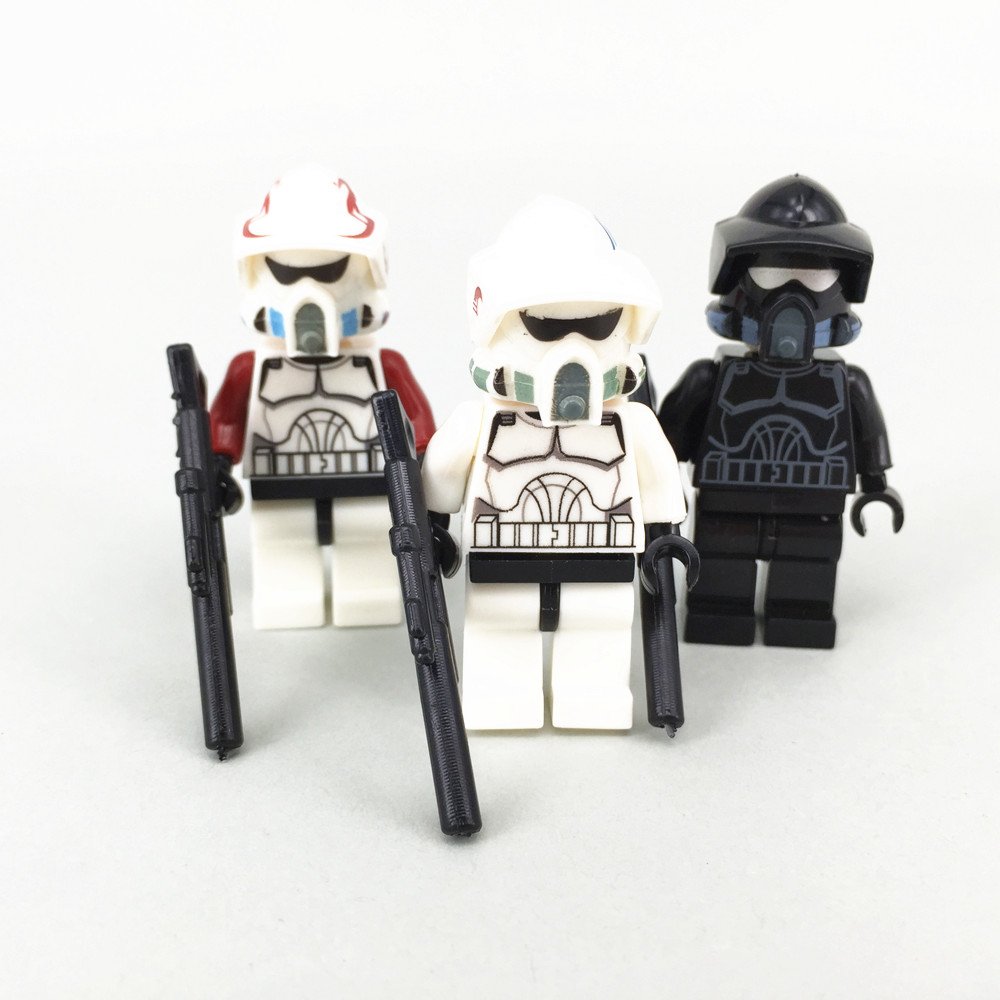 ARF Squadron Minifigures Private Nick Sergeant Bard Lieutenant Trax ...