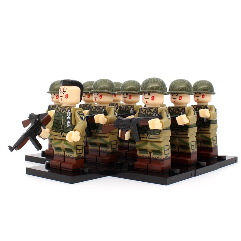 WW2 America Band of Brothers Soldier Minifigures Lego Compatible WW2 US ...