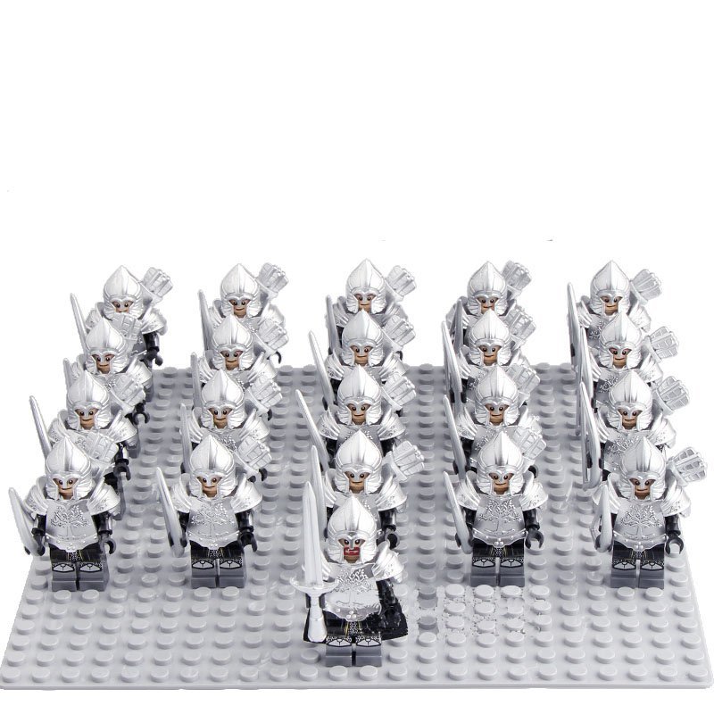 Gondor Archers Minifigures Lego Compatible The Lord of the Rings movie Set