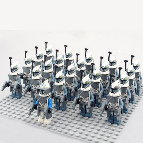 Star Wars 104th Battalion Wolfpack Minifigures Lego Compatible Clone Trooper Set
