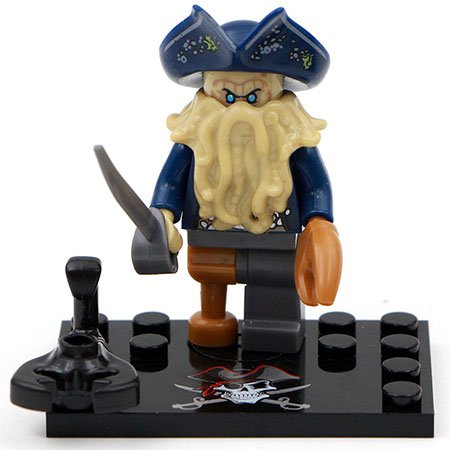 Davy Jones Pirates of the Caribbean Minifigures Lego Compatible Toy