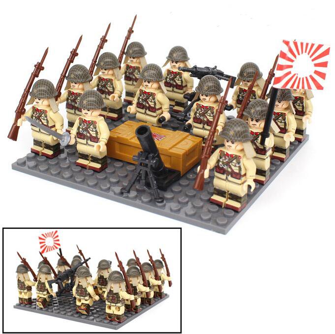 WW2 Japan Second division soldier Minifigures Lego Compatible WW2 ...