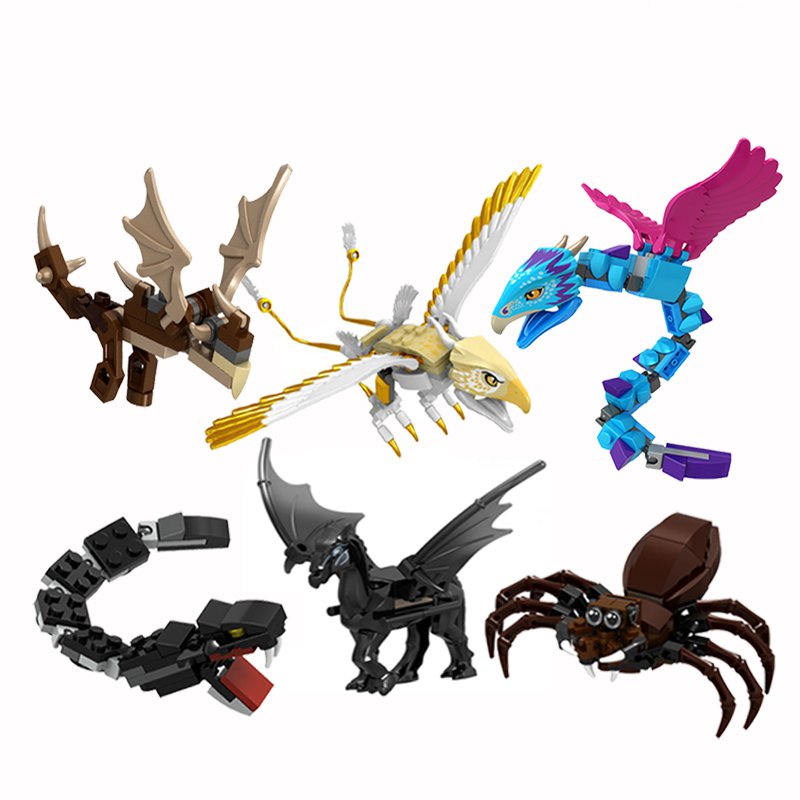 Thestrals Thunderbird Occamy Minifigures Lego Compatible Fantastic ...