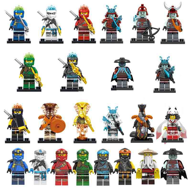 2020 Ninjago character Minifigures Jay Zane Kai Lloyd Lego Compatible ...