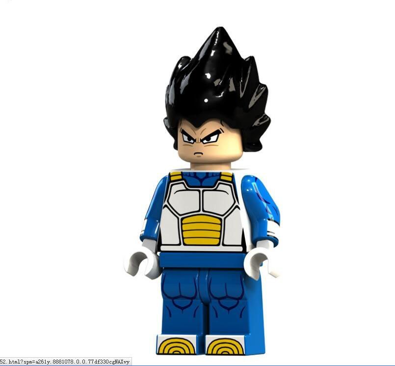 Vegeta Dragon Ball Z Minifigures Lego Compatible Comic Toy
