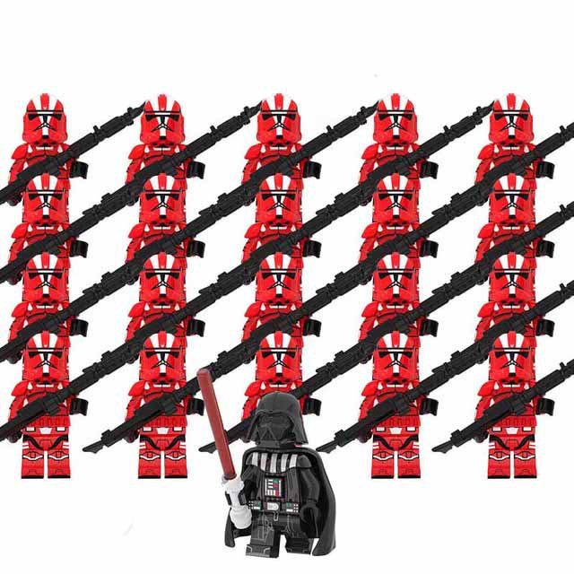 Sith Royal Guard Darth Vader Minifigures Lego Compatible Star Wars Set
