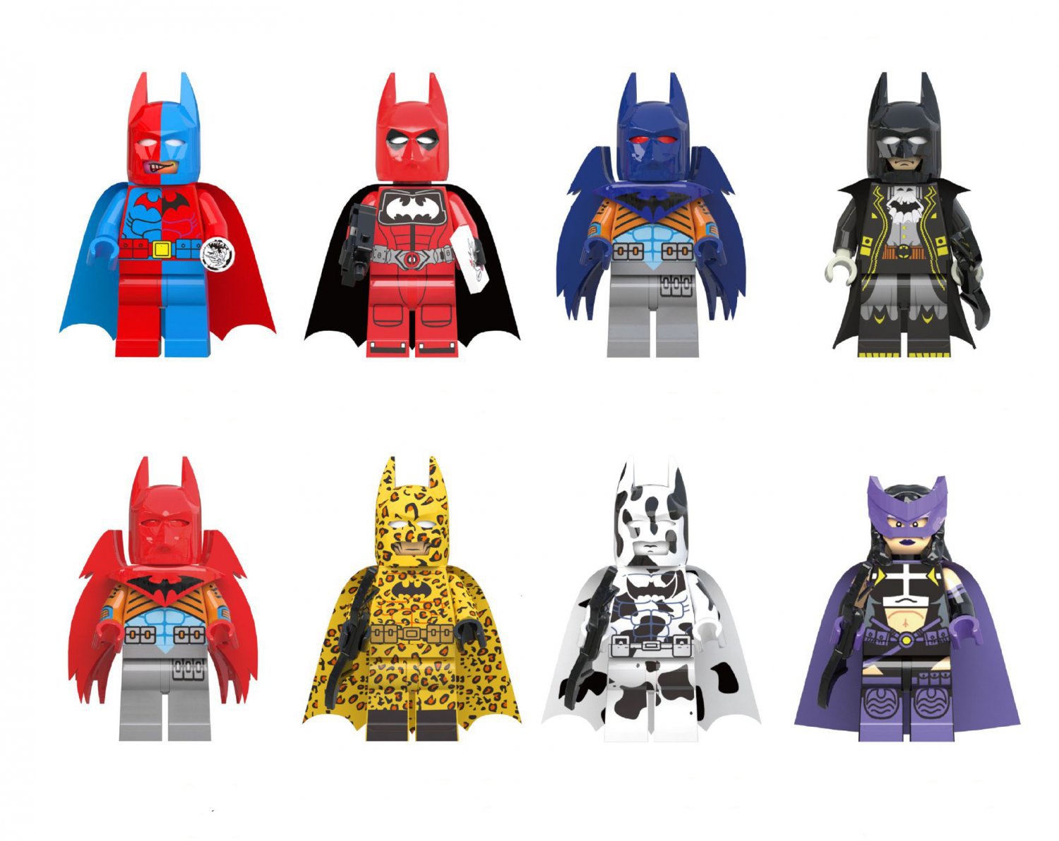 Batman Huntress Cosplay Minifigures Lego Compatible Batman Movie Set