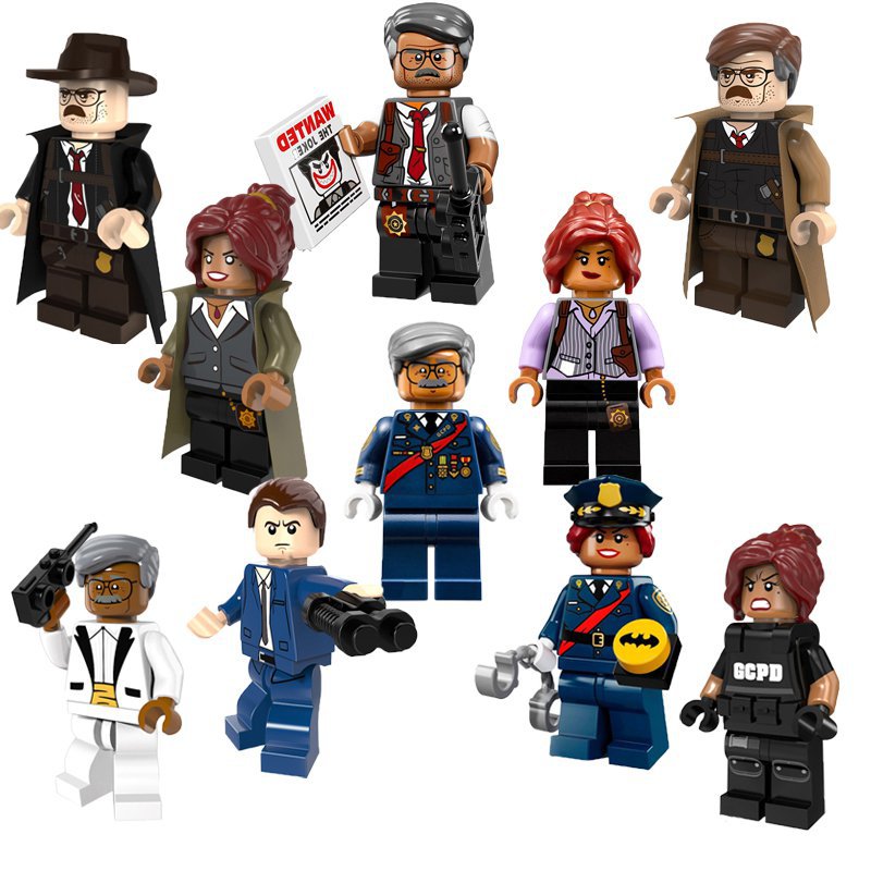 Barbara Gordon Tan Dick Grayson Minifigures Lego Compatible Batman ...