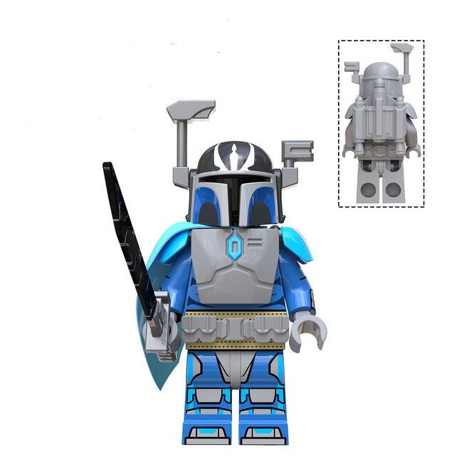 Pre Vizsla Minifigures Lego Compatible Star Wars Bounty Hunter Minifigure