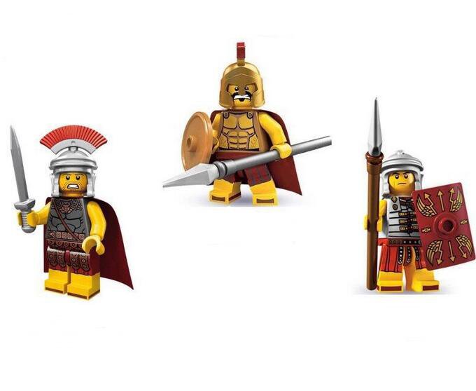 Roman Commander Soldier Minifigures Lego Compatible Middle Ages Legions