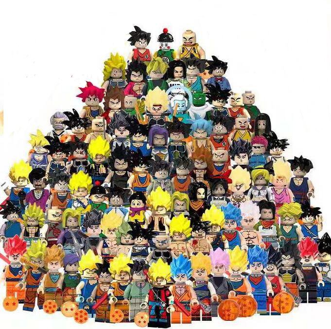 92pcs Dragon Ball Z Character Minifigures Lego Compatible Dragon Ball Z Set