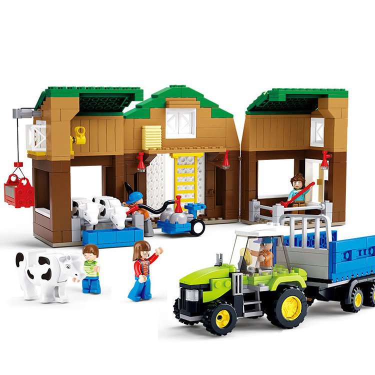 City Farm Tractor Minifigures Lego Compatible City Farm