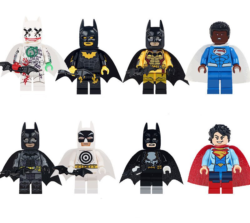 Supergirl Batman Val-Zod Minifigures Lego Compatible Batman Set