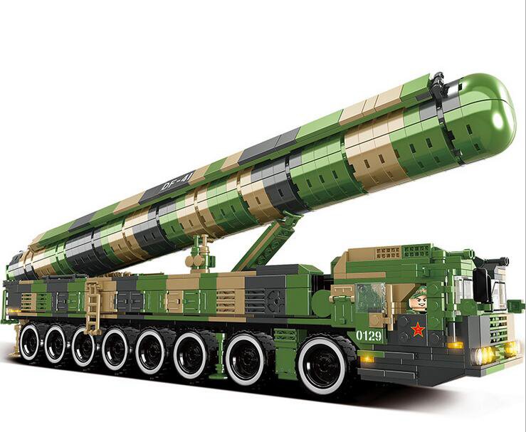 Intercontinental Ballistic Missile Truck Soldier Lego Compatible ...