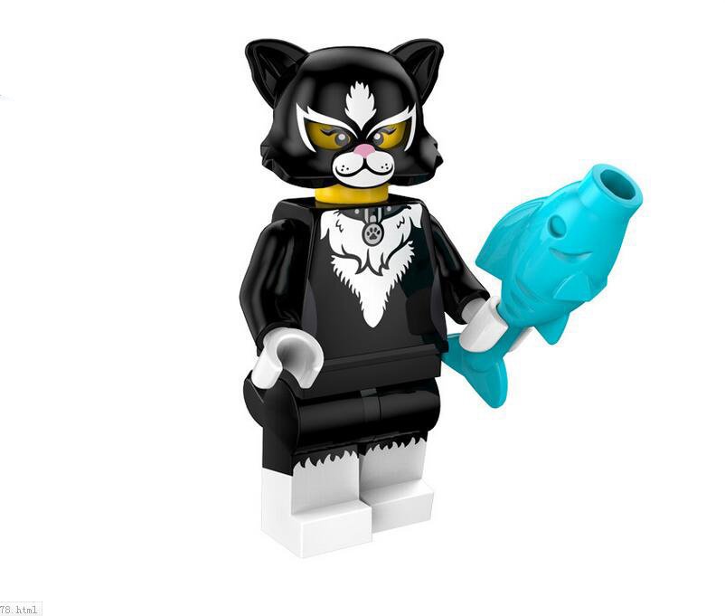 Cat Costume Girl Minifigures Compatible Lego Party Series 18