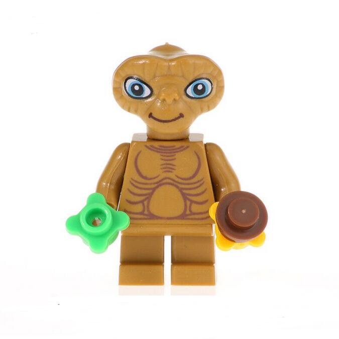 E.T. Extra-Terrestrial Minifigures Lego Compatible E.T movie Minifigure
