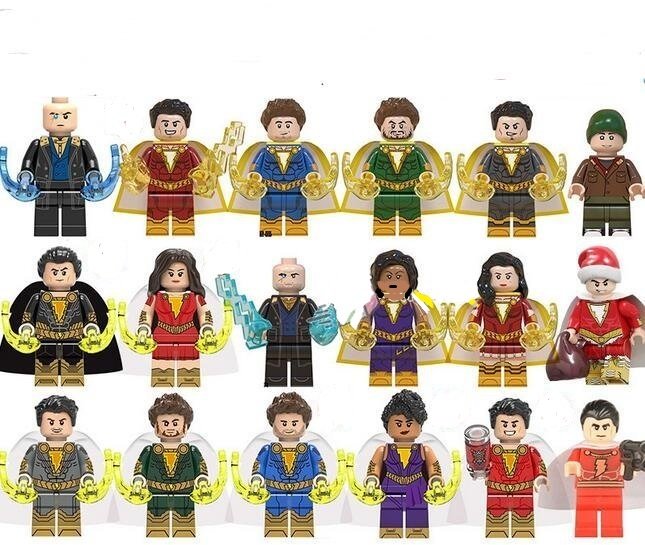 18pcs Shazam DC character Minifigures Lego Compatible Toy