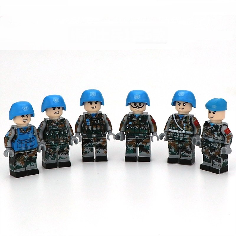 United Nations Peacekeeping Army Minifigures Lego Compatible Military Army