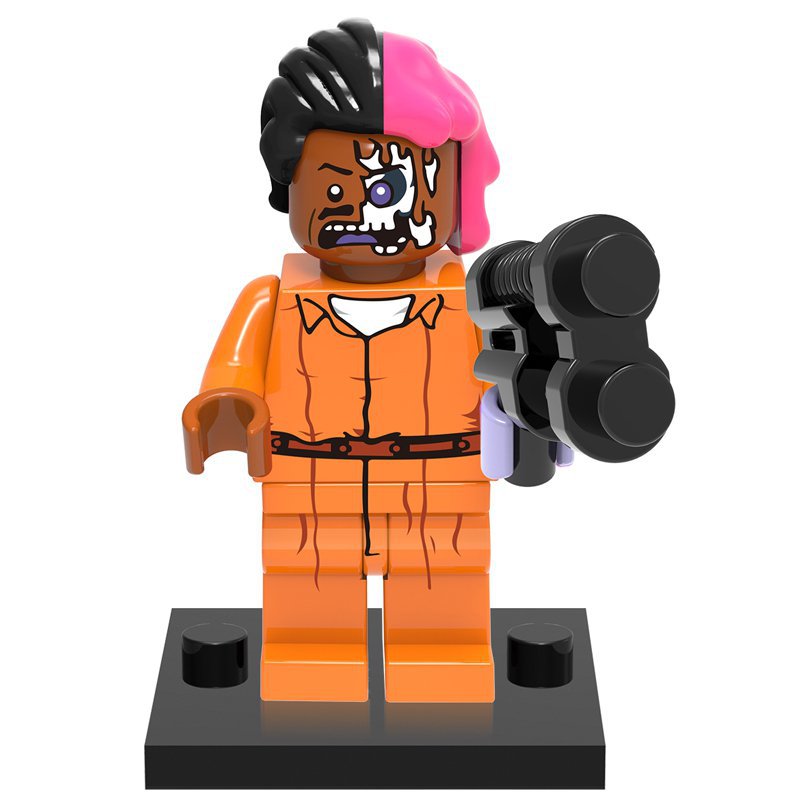 Two Face Minifigures Lego Compatible Batman Arkham Asylum Minifigure