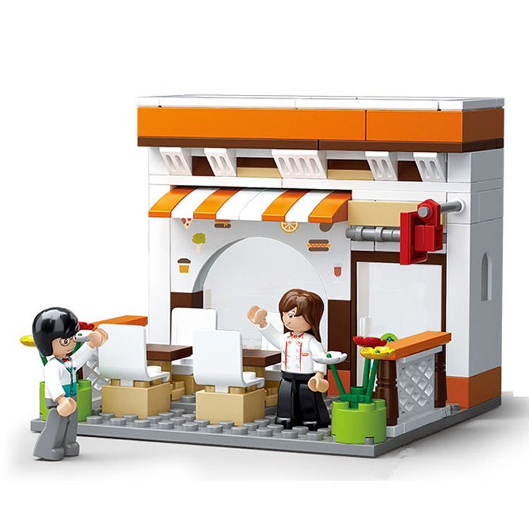 Town Restaurant Diner Kitchen Minifigures Lego Compatible City Restaurant