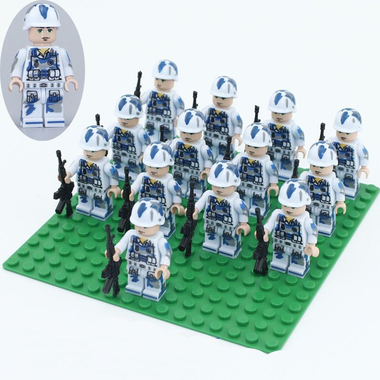 Navy commando Soldiers Minifigures Lego Compatible Military Navy Set
