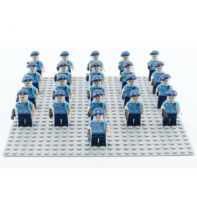 City Police Tactical Unit Minifigures Lego Compatible Police Set