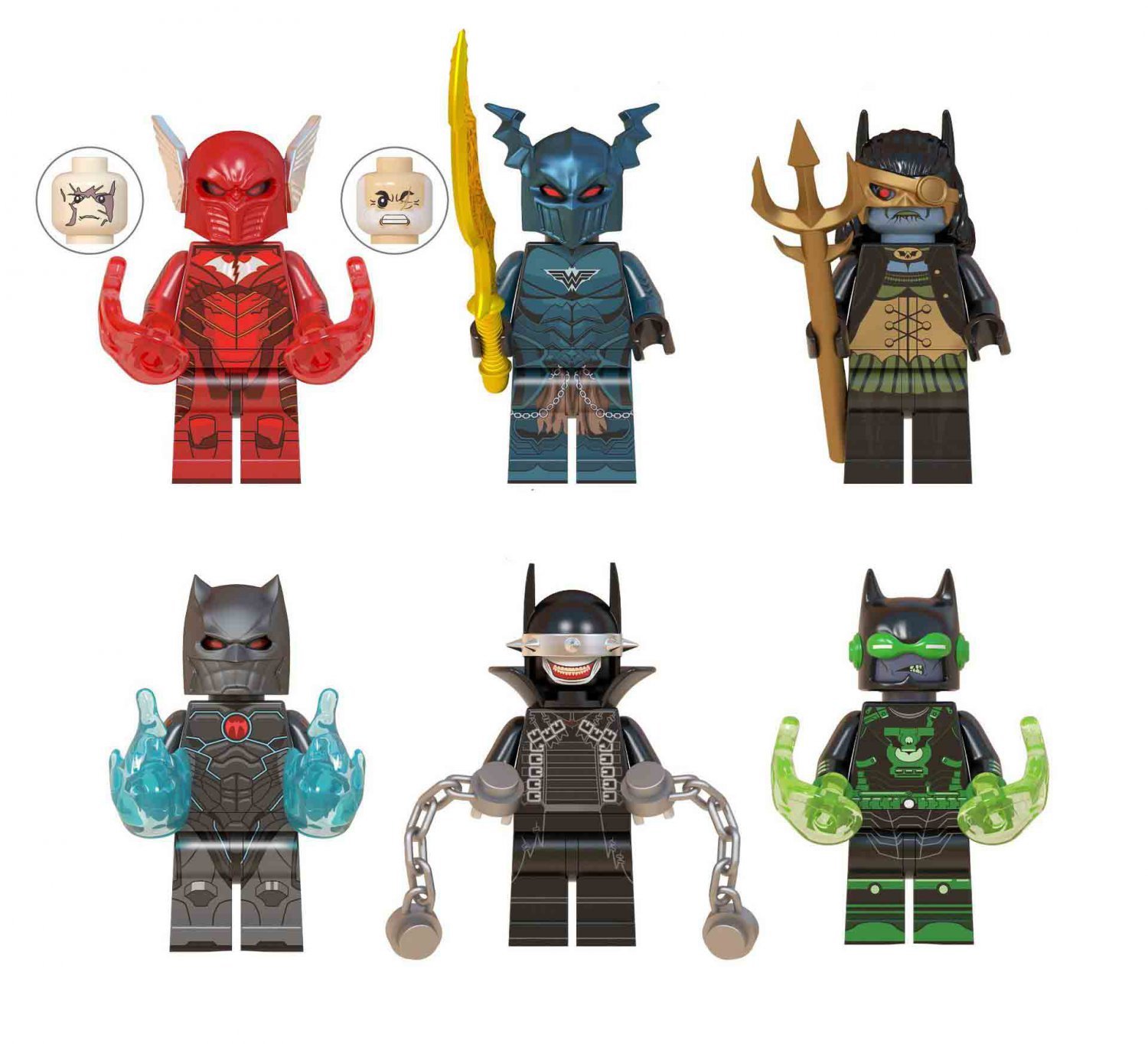 The Merciless Drowned Bat Who Laughs Red Death Minifigures Lego ...